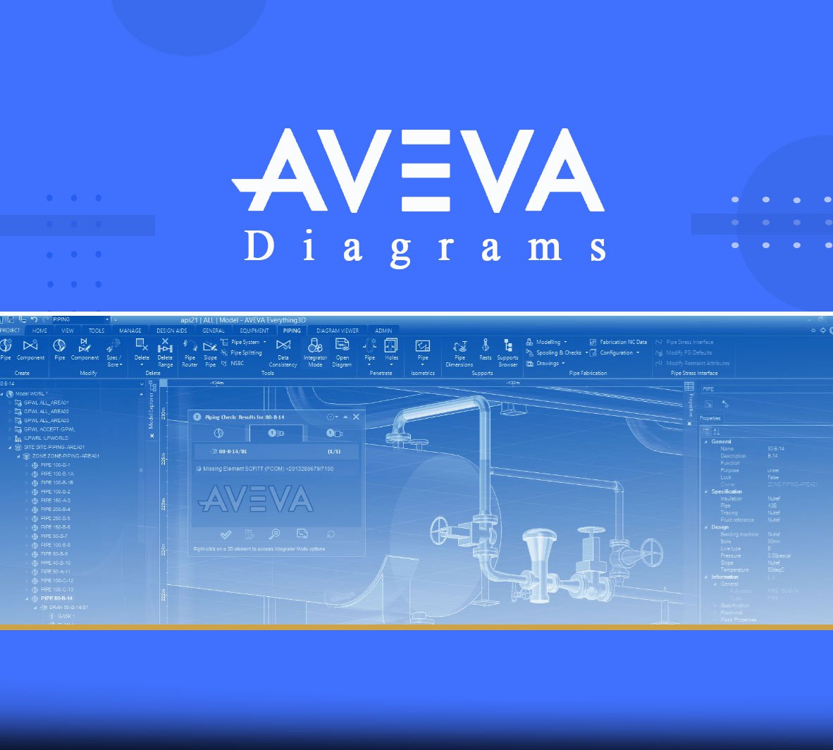 آموزش نرم افزار AVEVA Diagrams | اقساطی با بیمه یادگیری | مدرک کانادایی